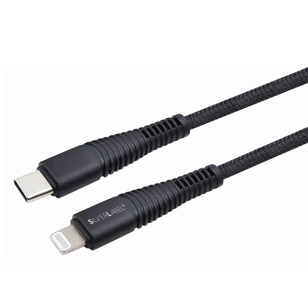Lightning to USB-C Charge Cable Braided - 2M – SilverLabel