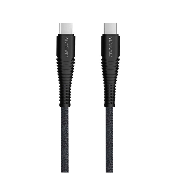 PD USB-C to USB-C 100W Charge Cable Braided - 1M – SilverLabel